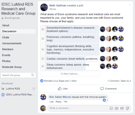 LuMind RDS Foundation and IDSC Collaborate on a Research and Medical Care Facebook Group for ...